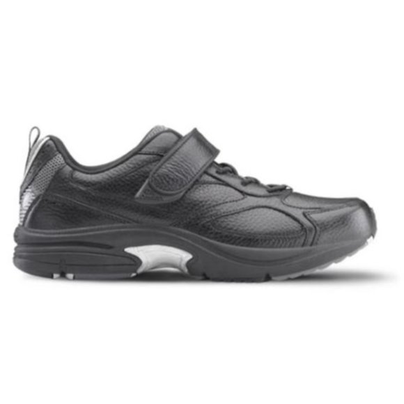 Dr. Comfort | Shoes | Mens Dr Comfort Winner Walking Black Leather ...